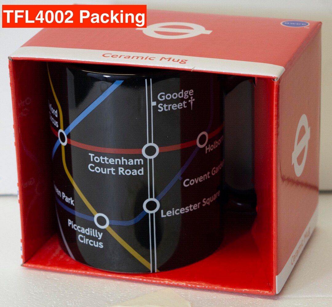 Licensed Official Tfl London Underground Tube Map Mug-blacktfl4002 - Etsy