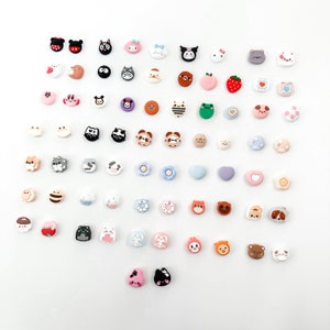 2 PIECES 50+ Designs Series Two Kawaii Cartoon Cute Mix + Match Switch ...