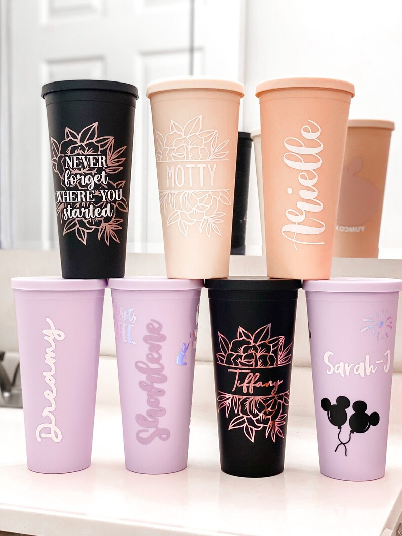 7 Colors Fully Customized Matte 22oz Tumblers Personalized | Etsy