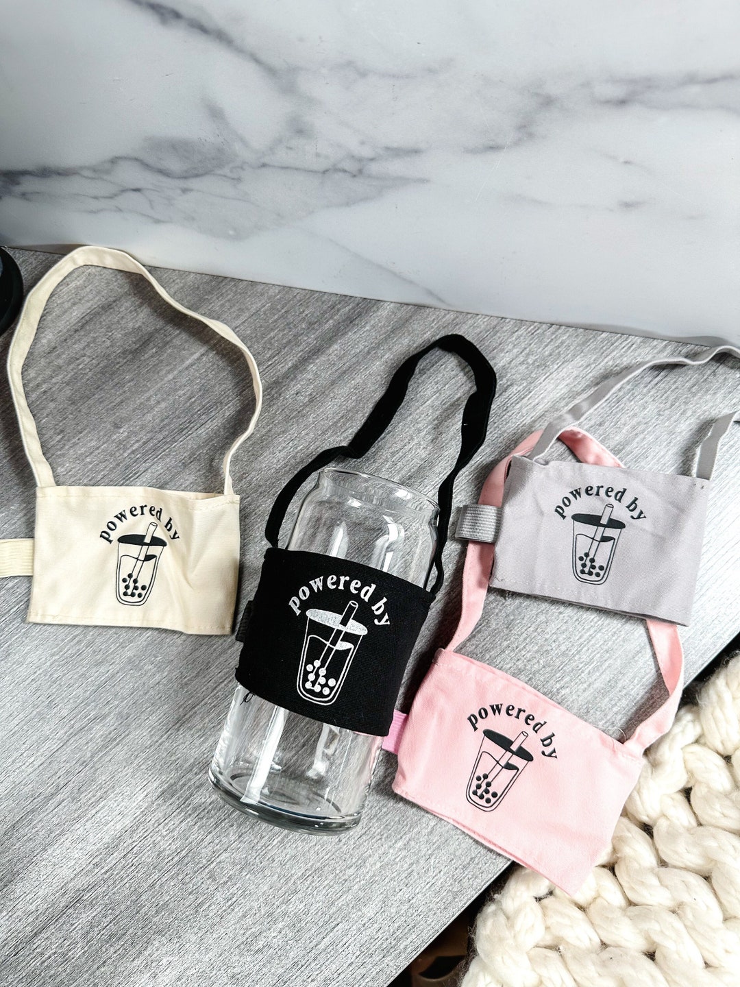 Boba Cup Holder Powered by Boba Exclusive Boba Cup Sleeve Bag Mini ...