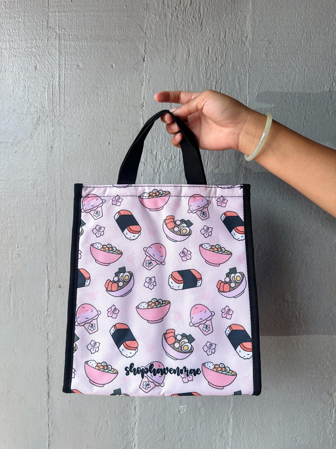 Pink Foodie 2.0 Local Spam Musubi , Saimin, Poke Bowl, Shaka Insulated ...