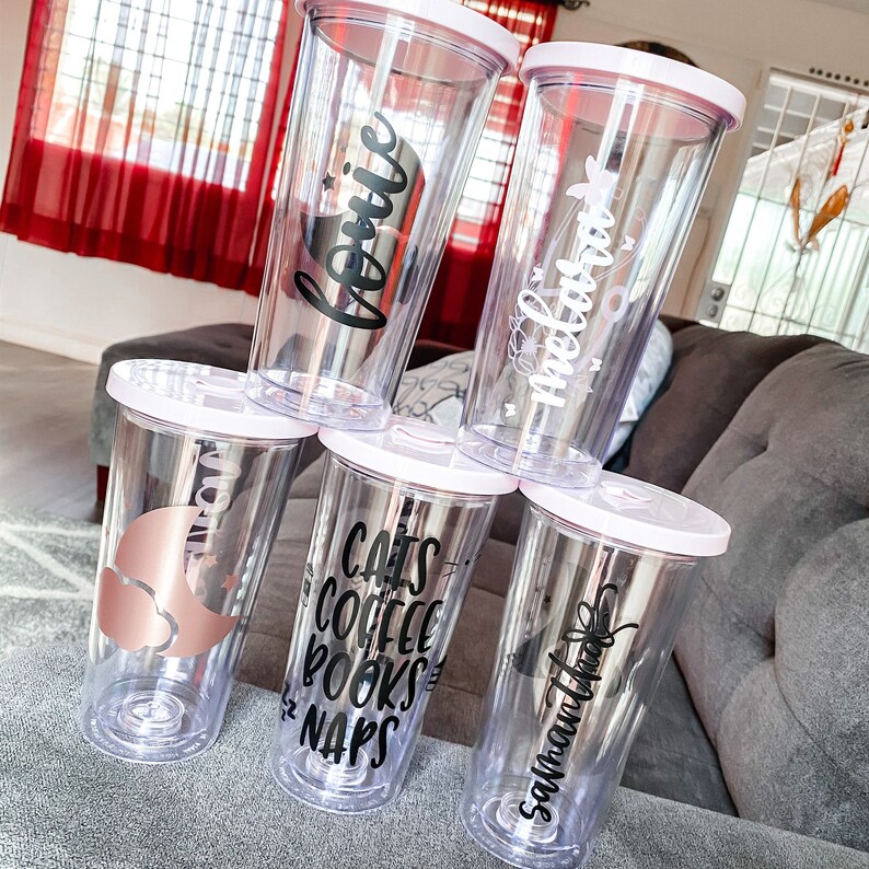 BOBA CUP Personalized Reusable 20oz Fully Custom | Etsy UK