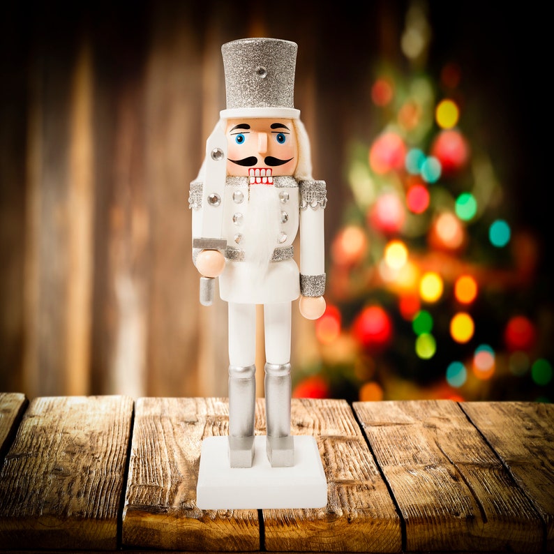 10 Inches Nutcracker Traditional Wooden Soldier Christmas Decorations ...