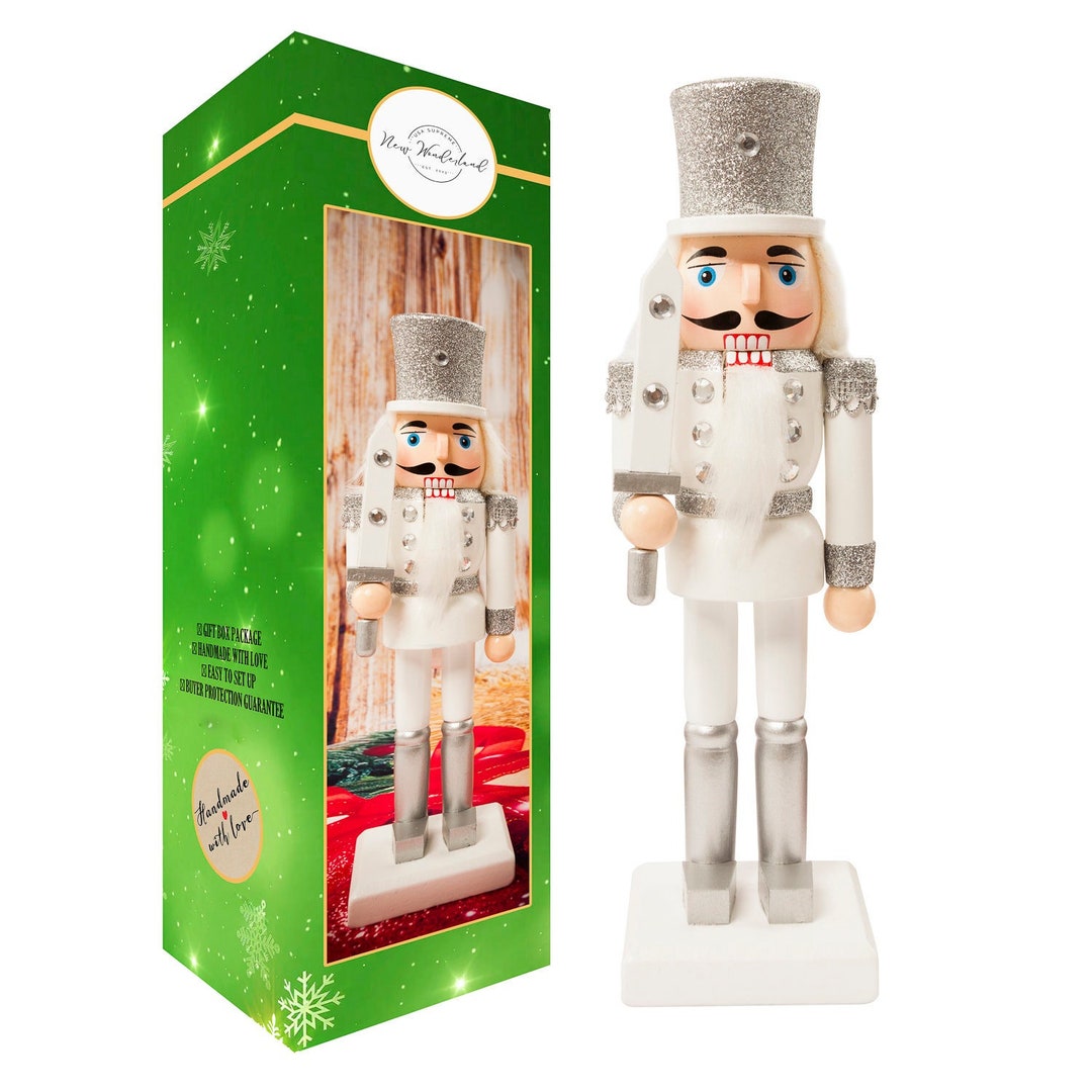 10 Inches Nutcracker Traditional Wooden Soldier Christmas Decorations ...