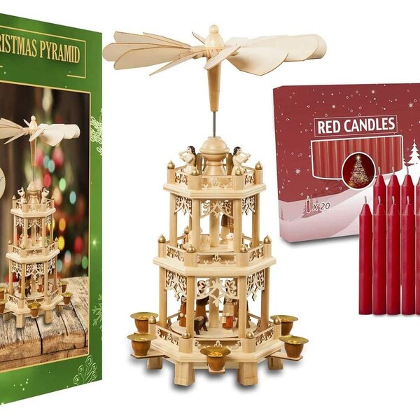 German Candle Pyramid Wood - Etsy