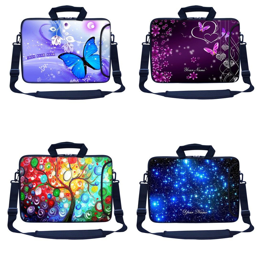 Customized Bag Personalized Laptop Bag With Side Pocket & Shoulder ...