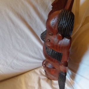 African Hand Carved Wolof Tribe Mask - Etsy