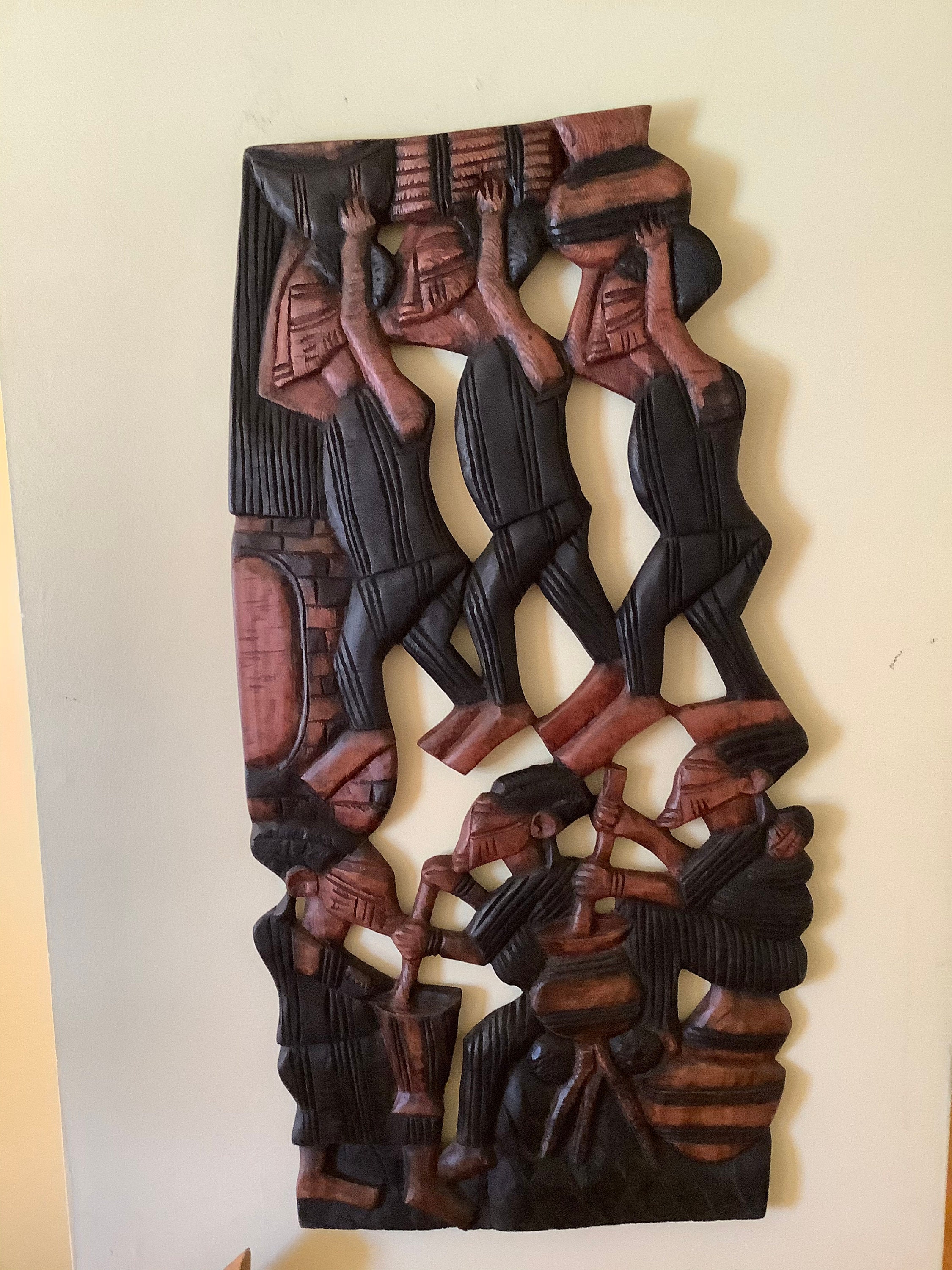Extra Large African Village Sculpture of Men and Women for - Etsy
