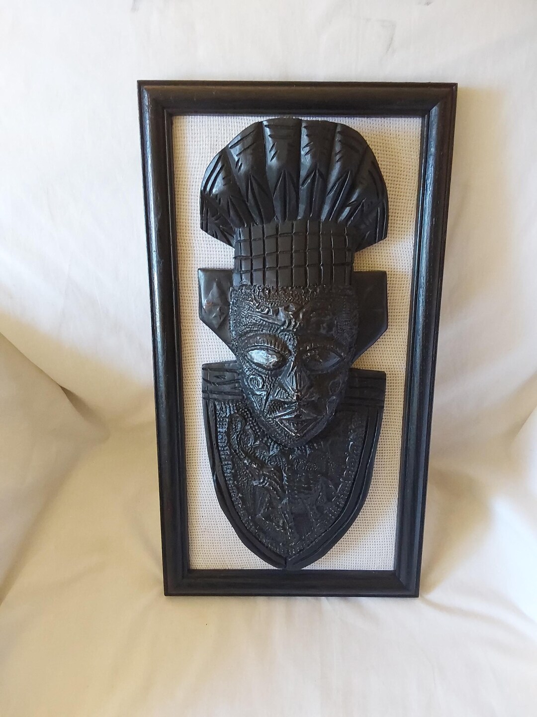 Framed Metal Face Mask With Elephant Design - Etsy
