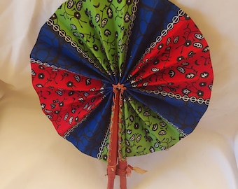 African Handmade Folding Hand Fan - Etsy