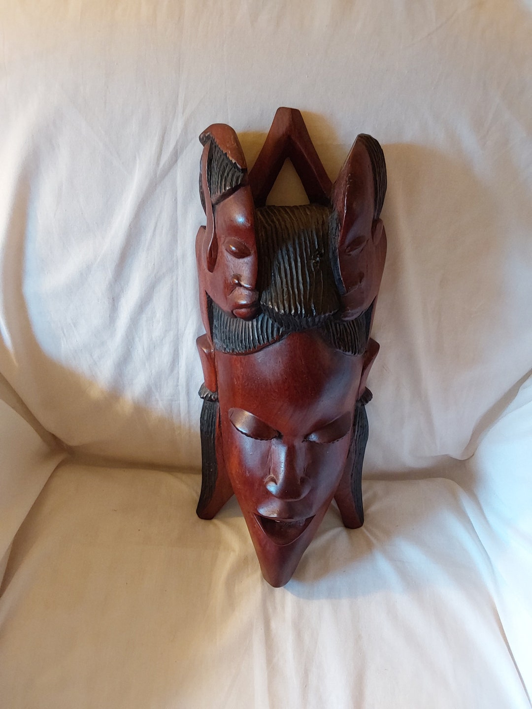 African Hand Carved Wolof Tribe Mask - Etsy