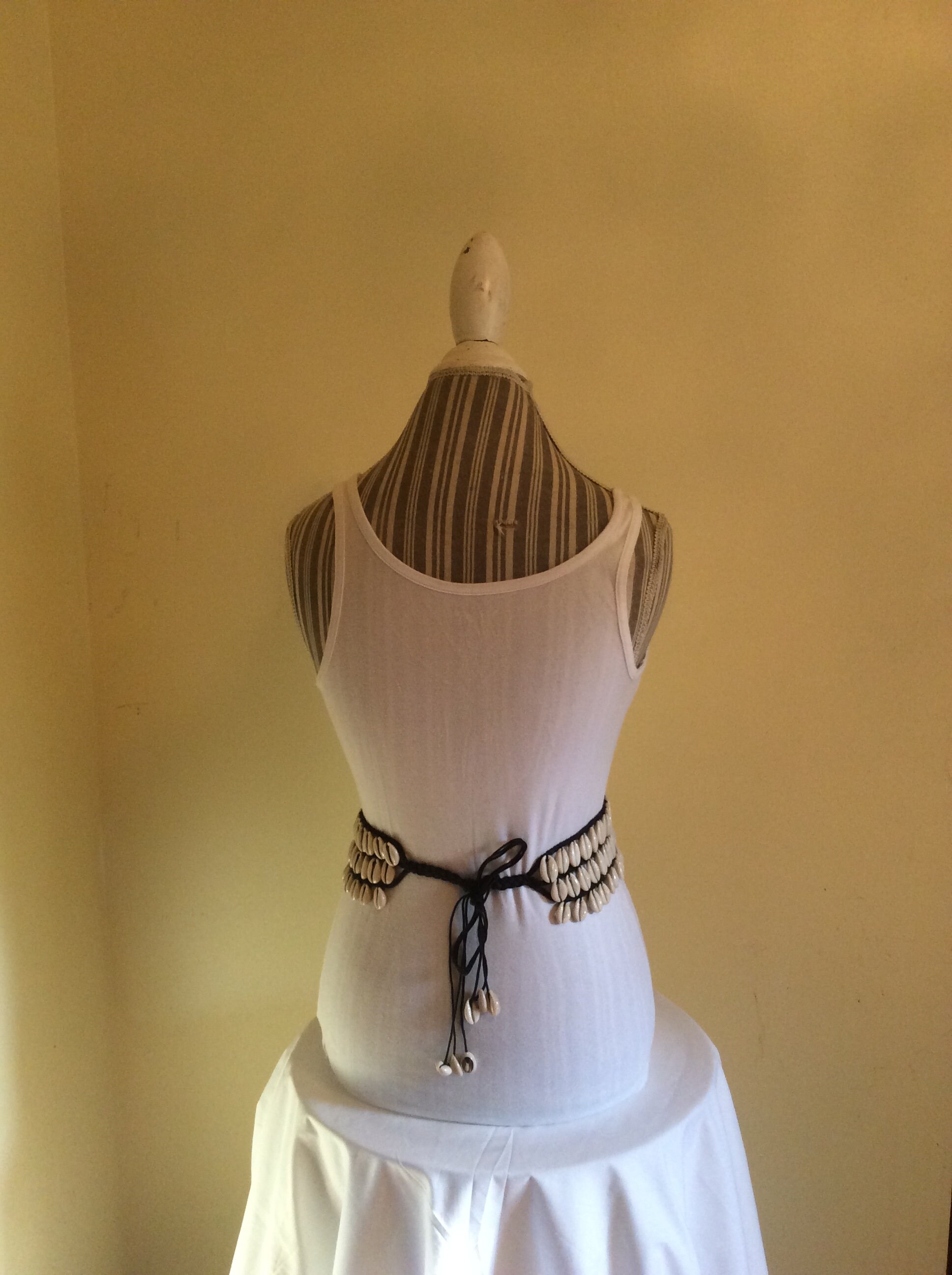 Three Line Cowrie Shell Belt | Etsy