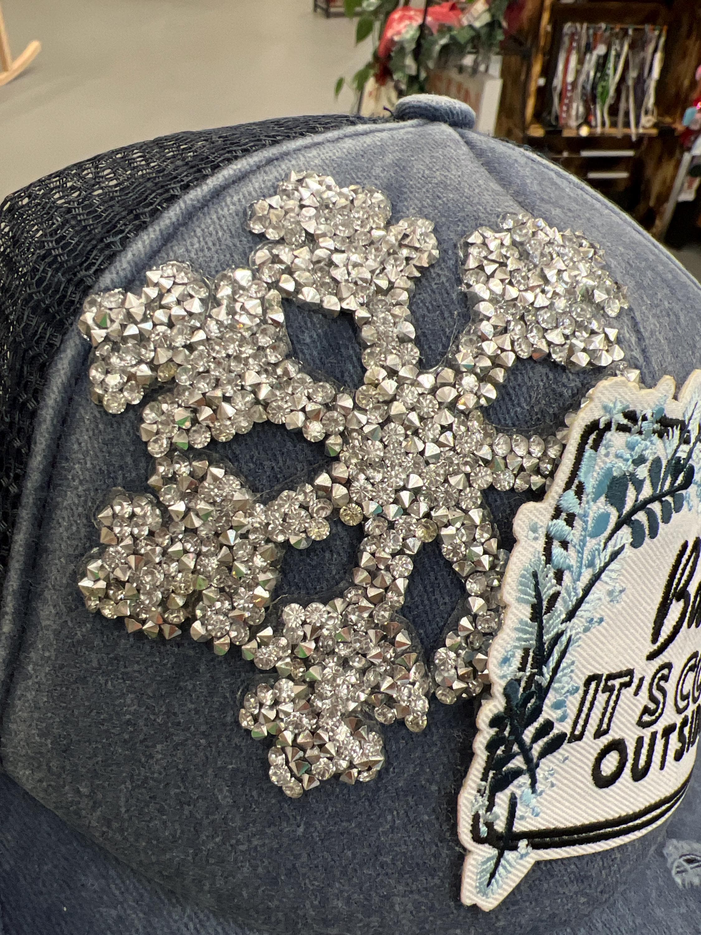 Snowflake Trucker Hat - Etsy