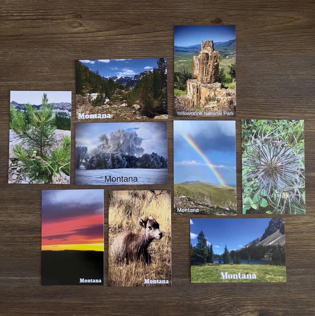 Montana Postcards, Montana Photography - Etsy