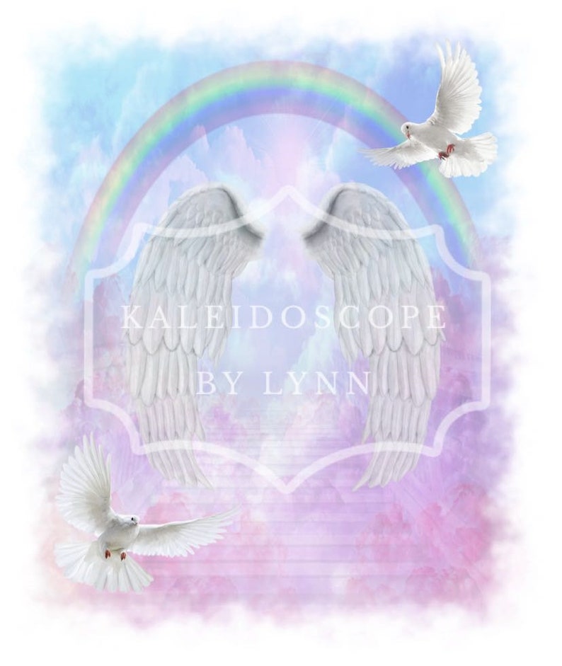 Rainbow Bridge in Loving Memory Memorial Design Files 4 Files With and ...