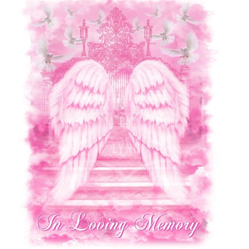 Pink Heaven Background - Etsy