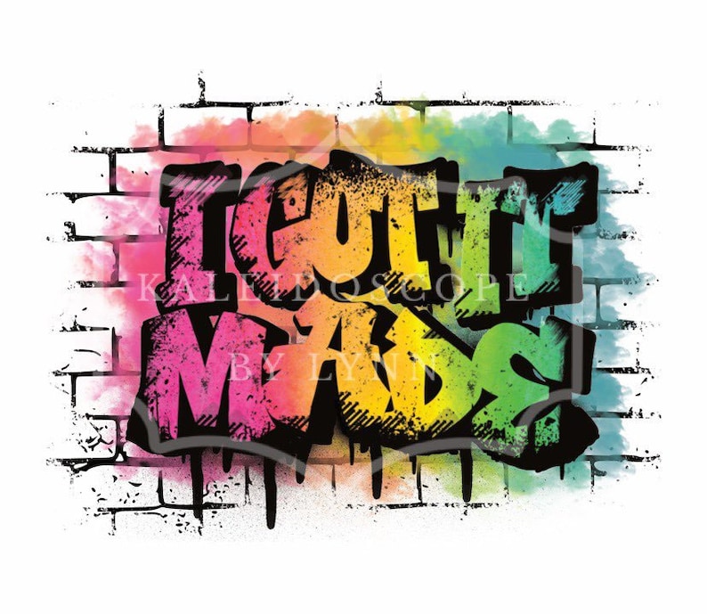 I Got It Made Graffiti Airbrush Matching Couples Digital - Etsy