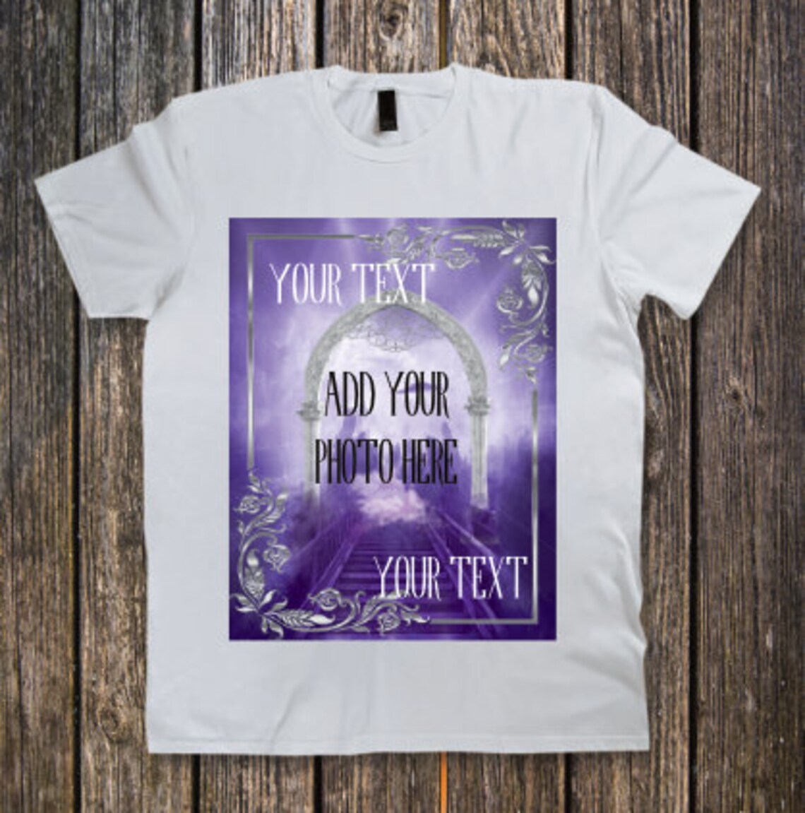 Purple and Silver Heavens Gate Memorial PNG Drop in Photo for - Etsy