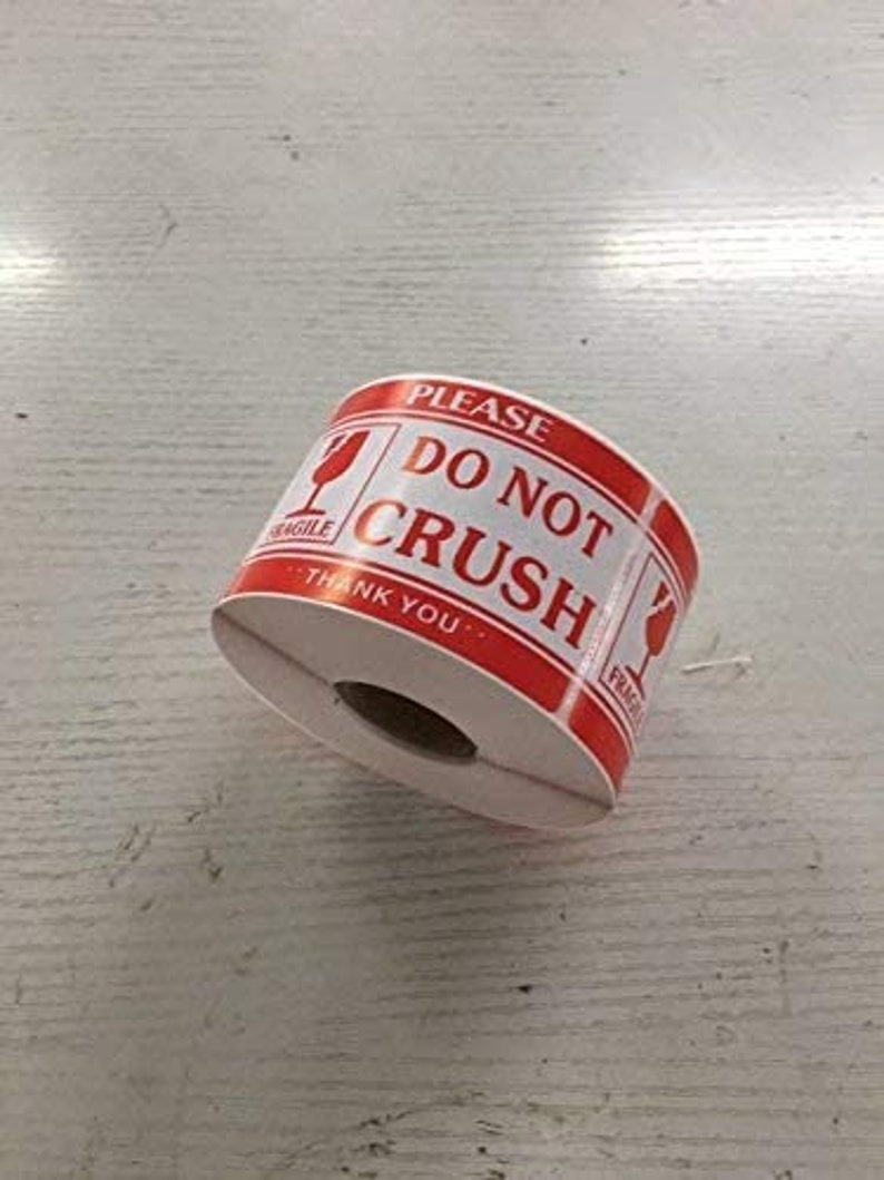 Proline® 500 per Roll Fragile DO NOT CRUSH Handle With Care | Etsy
