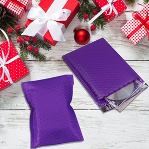 Proline 2 8.5 X 12 Purple Poly Bubble Mailers Padded Shipping Envelopes ...