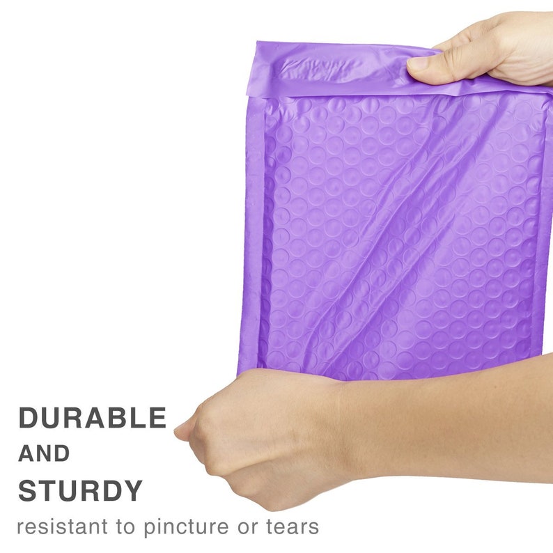 Proline 5 10.5 X 16 Purple Poly Bubble Mailers | Etsy