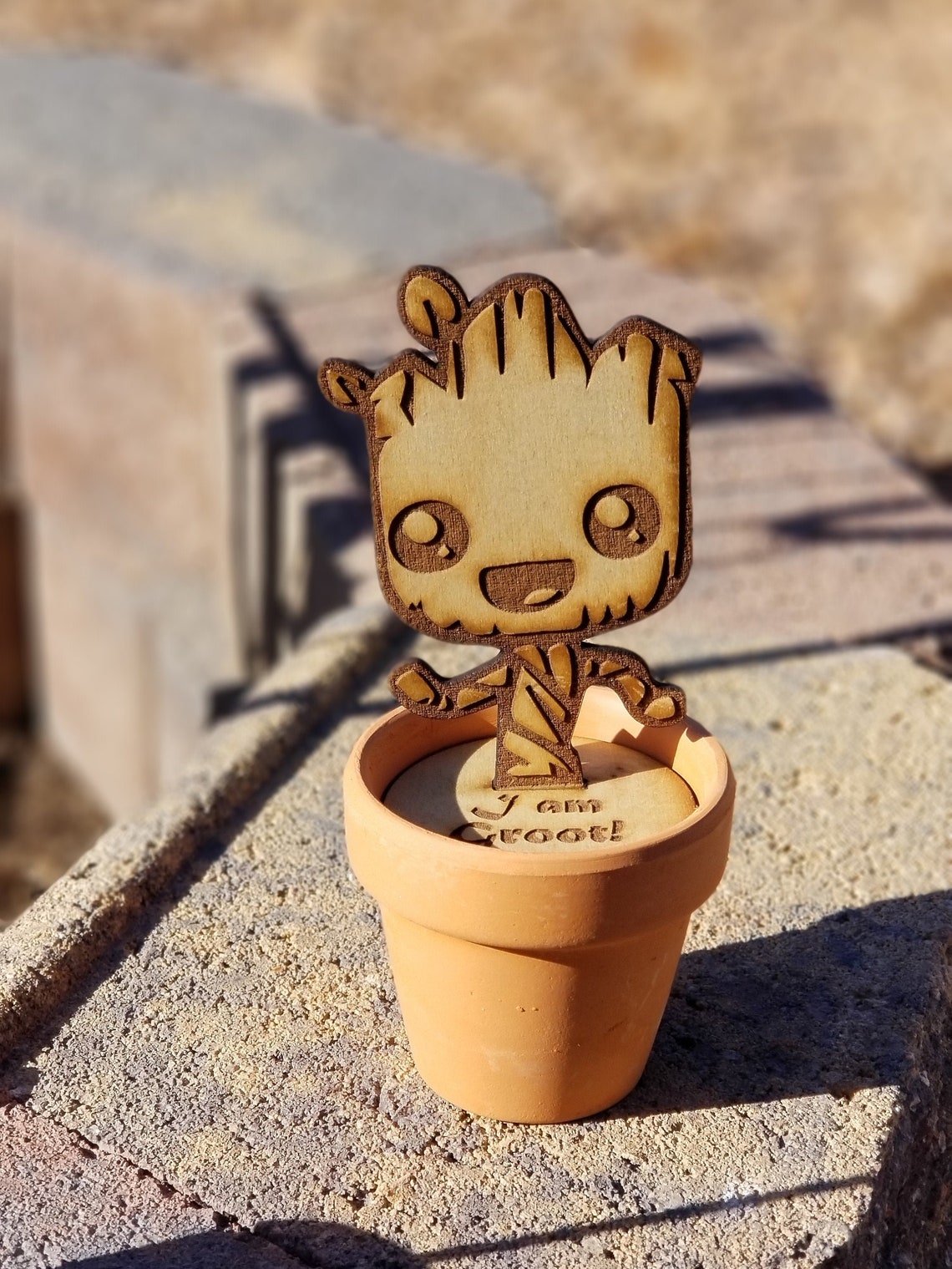 Groot Planter. Baby Groot in a Pot. Guardians of the Galaxy Groot ...