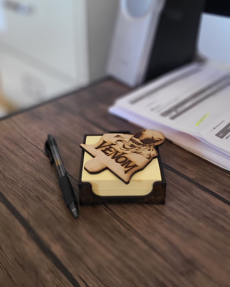 Venom Sticky Notes Holder. Venom Movie Inspired - Etsy