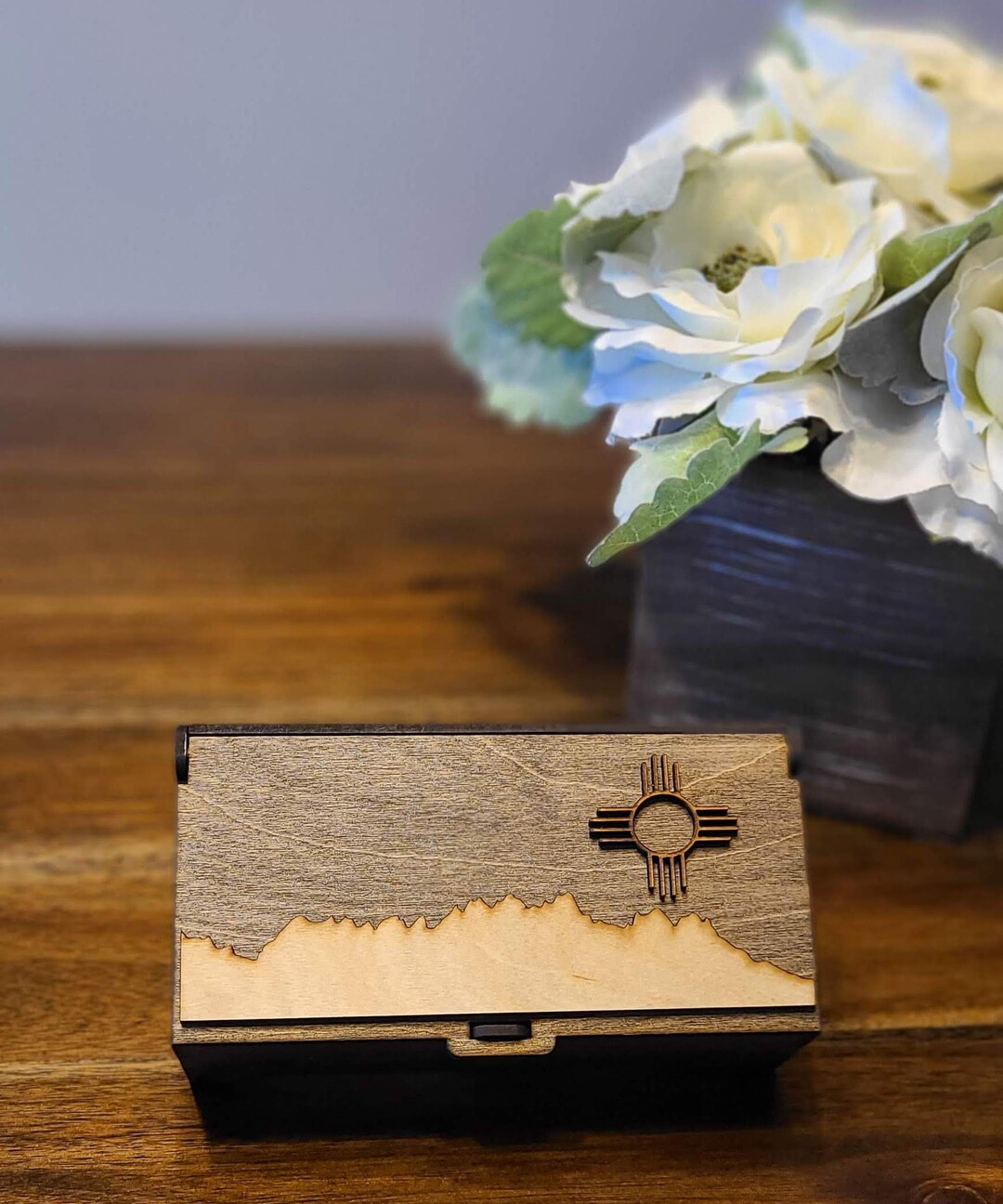 Keepsake Box. Laser Engraved Box. Zia Box. Jewelry Box - Etsy