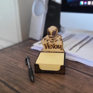 Venom Sticky Notes Holder. Venom Movie Inspired - Etsy