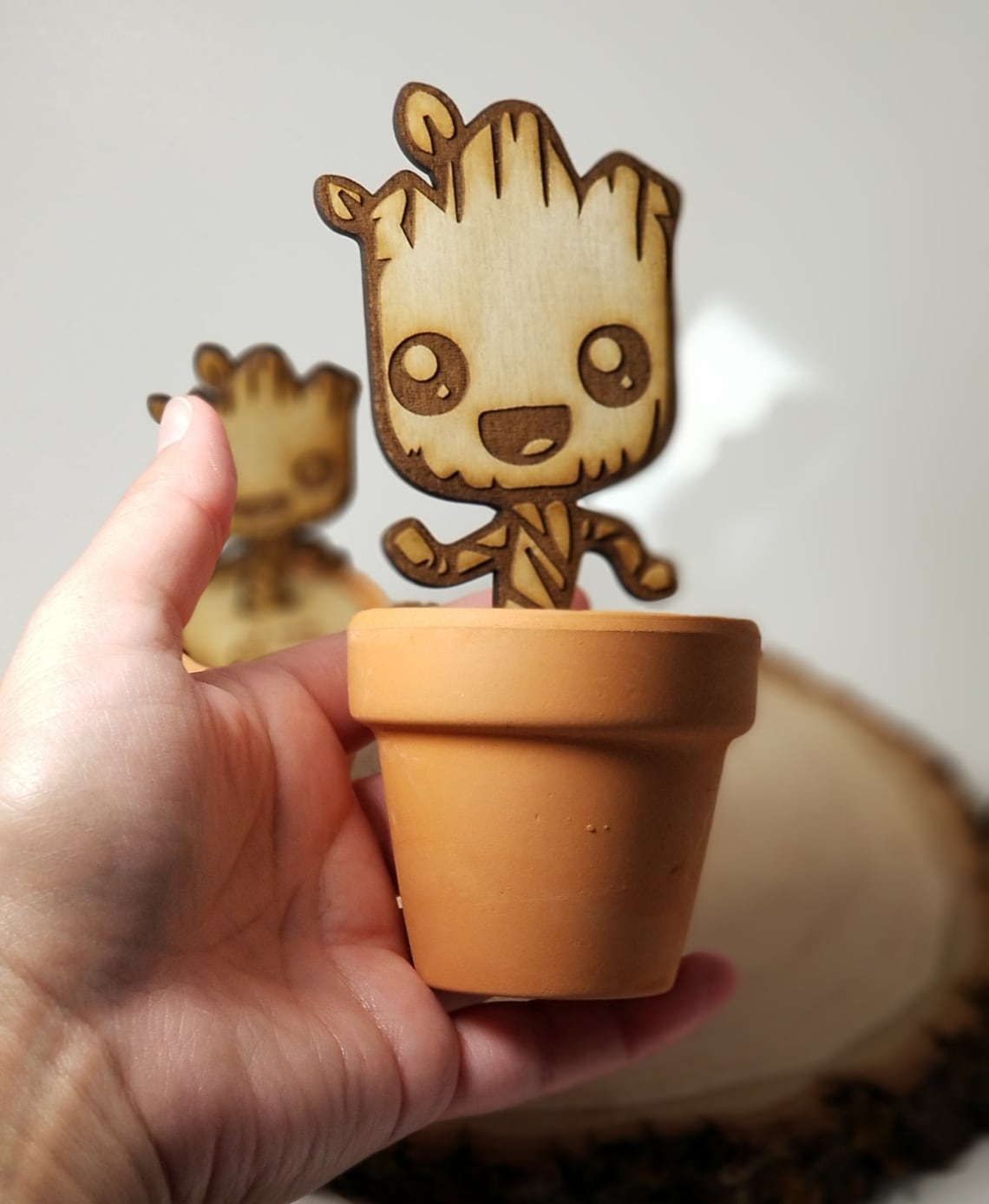 Groot Planter. Baby Groot in a Pot. Guardians of the Galaxy - Etsy