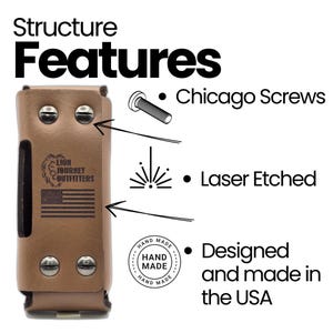 Leather Sheath for Multi Tools, Belt Sheath, Fits Leatherman and Other ...