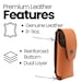 Leather Sheath for Multi Tools, Belt Sheath, Fits Leatherman and Other ...