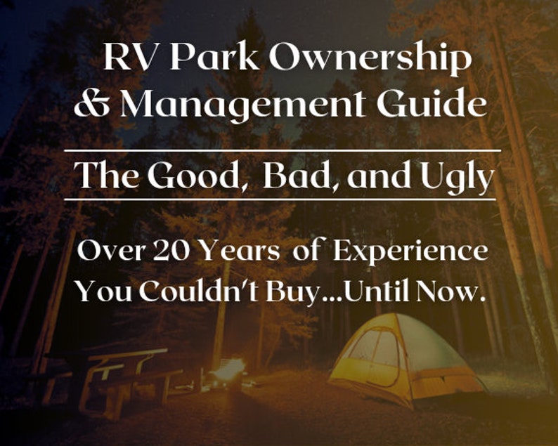 RV Park Ownership Guide | RV Park Management Guide | Campground ...