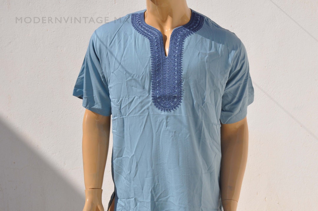Tunic for Men , T-shirt for Men , Morrocan Tunic , Moroccan Cloths ...