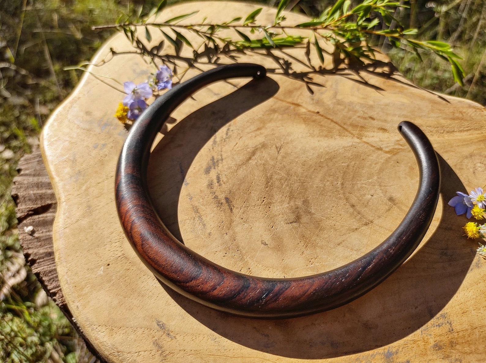 Wooden Choker Necklace, Tribal Wood Necklace (3 Sizes ) - Etsy