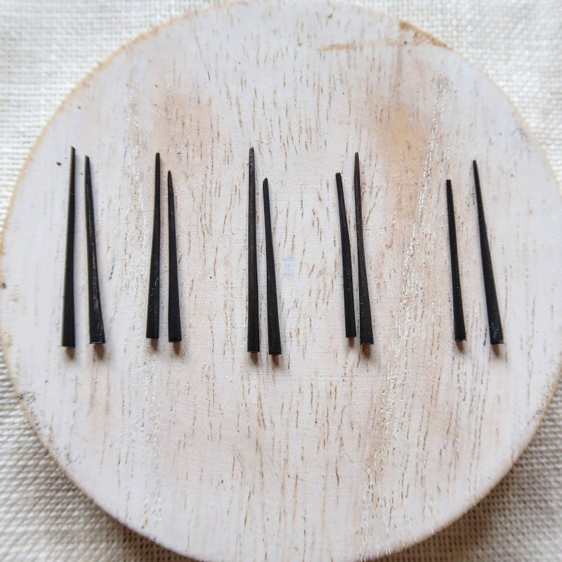 Wooden Post Tribal Earrings - Etsy