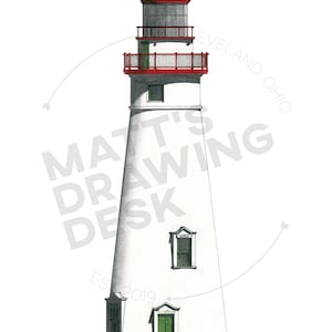 Marblehead Light - Marblehead, Ohio - Architecture Art Print - Etsy