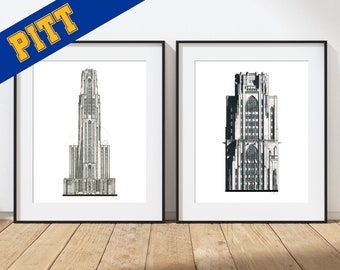 University of Pittsburgh Script Wall Art - Etsy