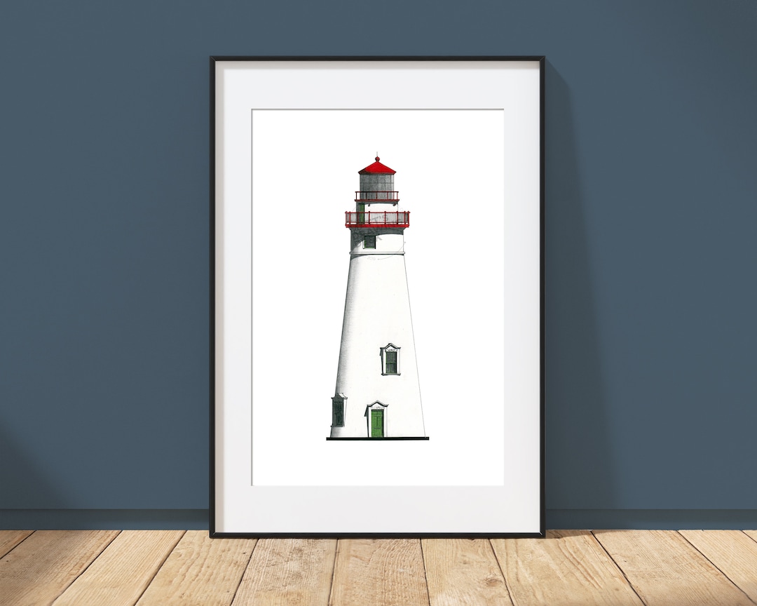 Marblehead Light - Marblehead, Ohio - Architecture Art Print - Etsy