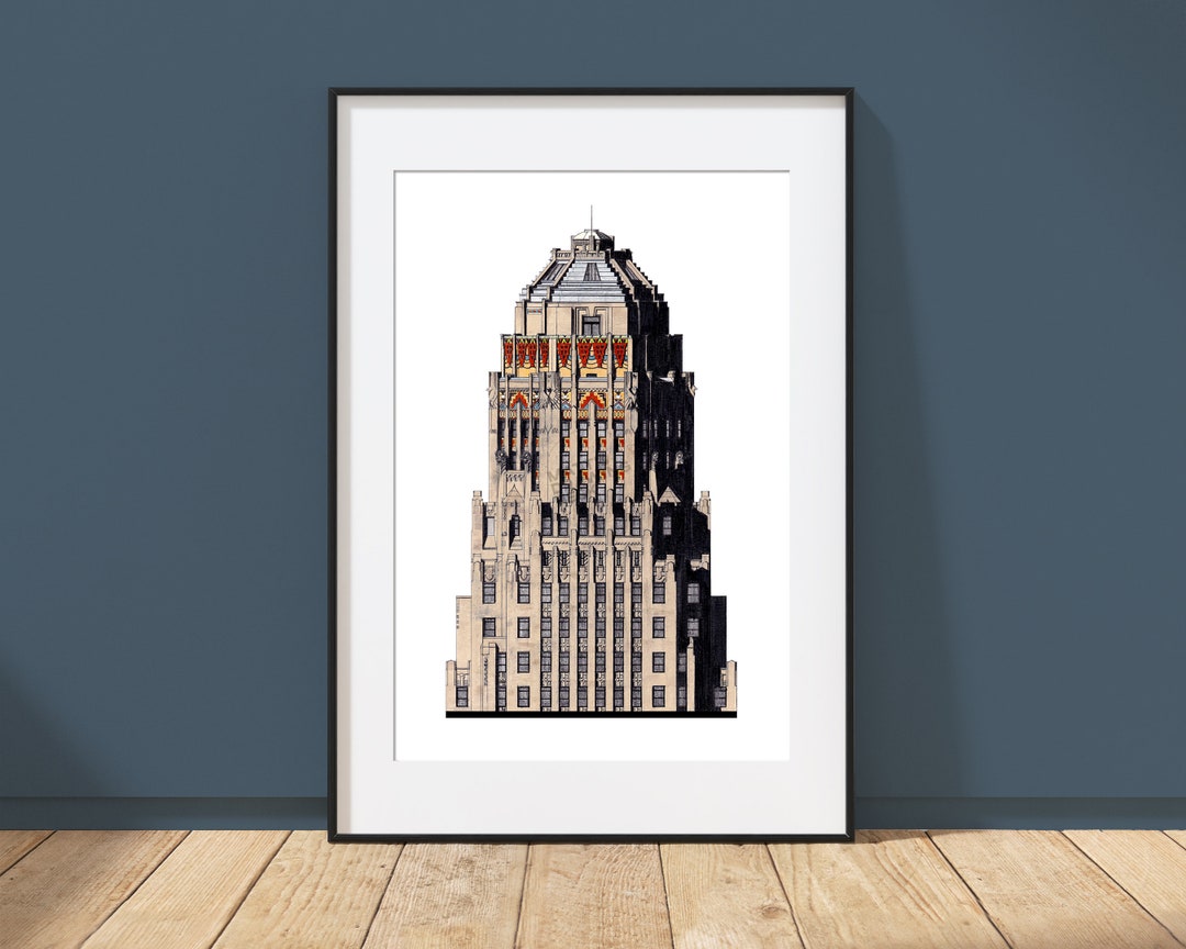 Buffalo City Hall, Buffalo, New York - Architecture Art Print - Etsy