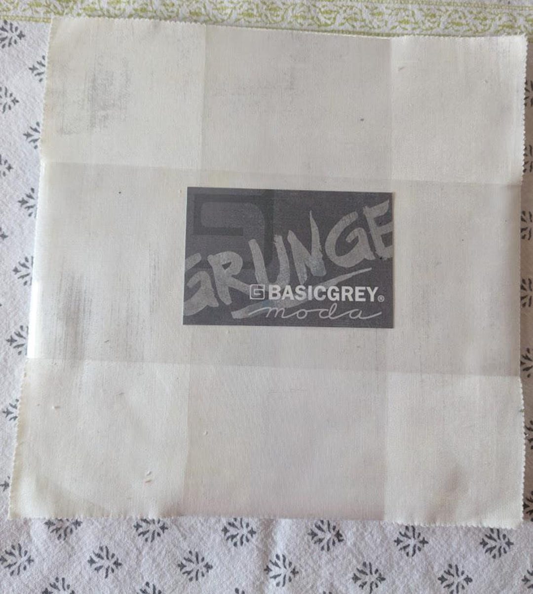 Grunge White on White Jr Layer Cake by Basic Grey 10" Squares Moda ...