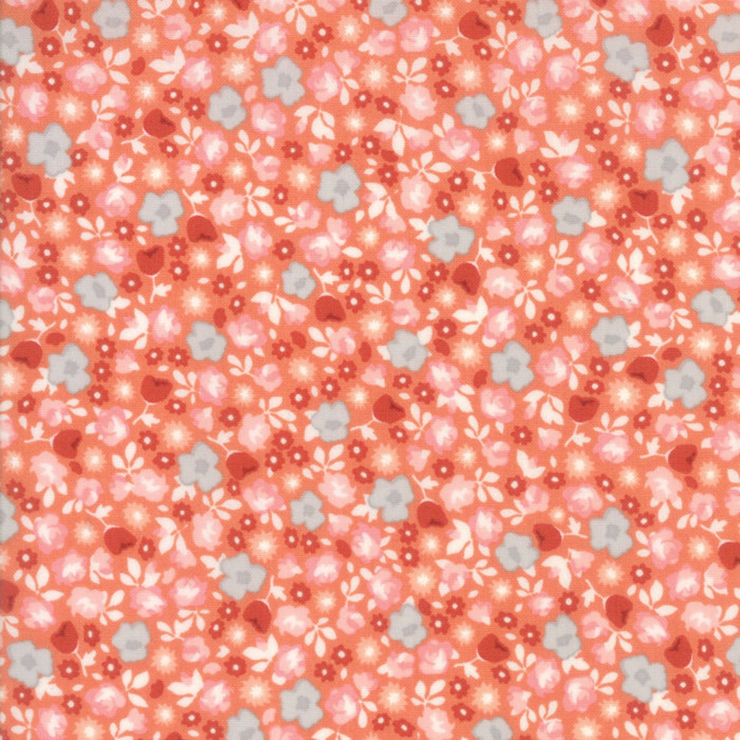 Sweet Marion Orange With Ditsy Floral 24041-18 24041 18 - Etsy