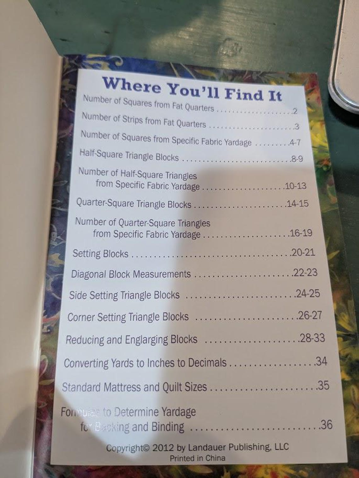 No Math Quilt Charts & Formulas NOS - Etsy