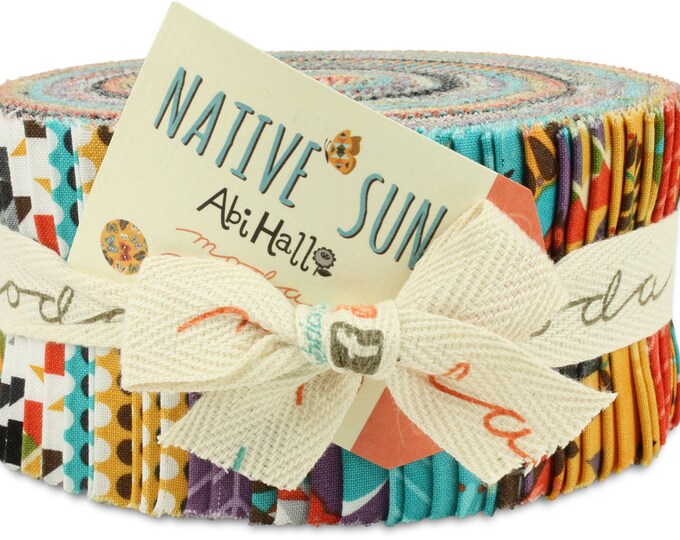 Native Sun by Abi Hall for Moda Jelly Roll HTF NOS - Etsy