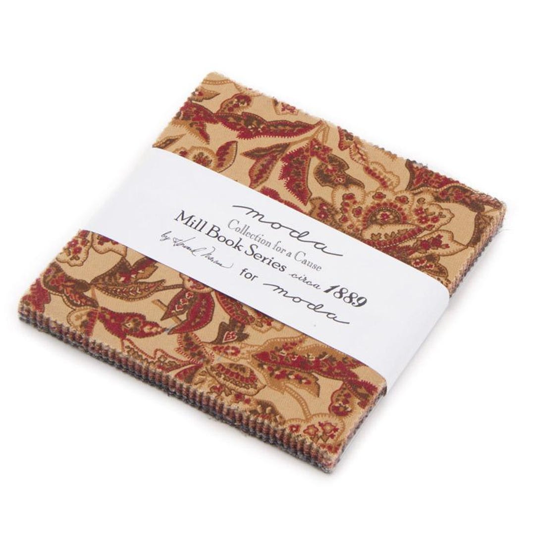 Mill Book Series Circa 1889 HTF OOP Rare Charm Pack - Moda 5" Squares ...