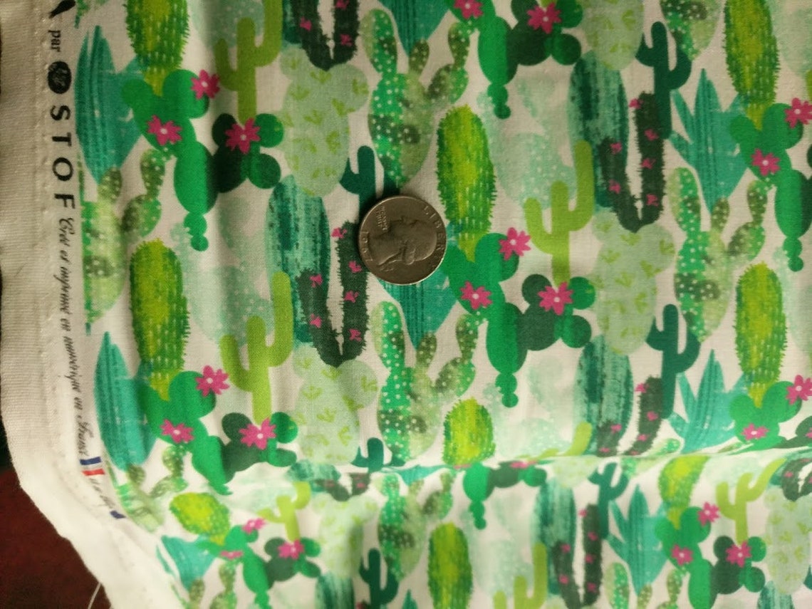 Stof France Cactus Fabric - Etsy