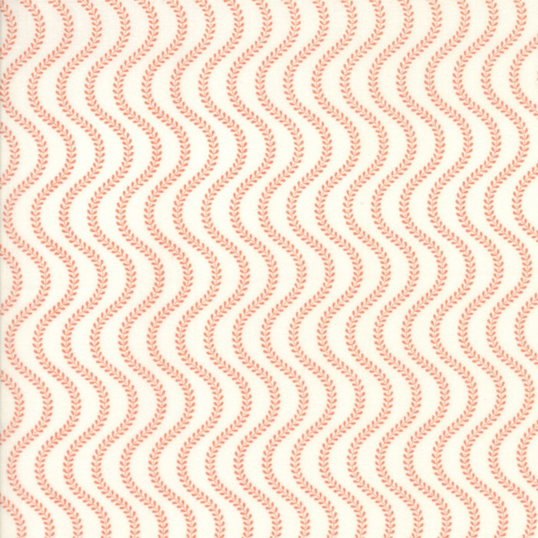 Sweet Marion off White With Coral Waves 24043-11 24043 11 - Etsy