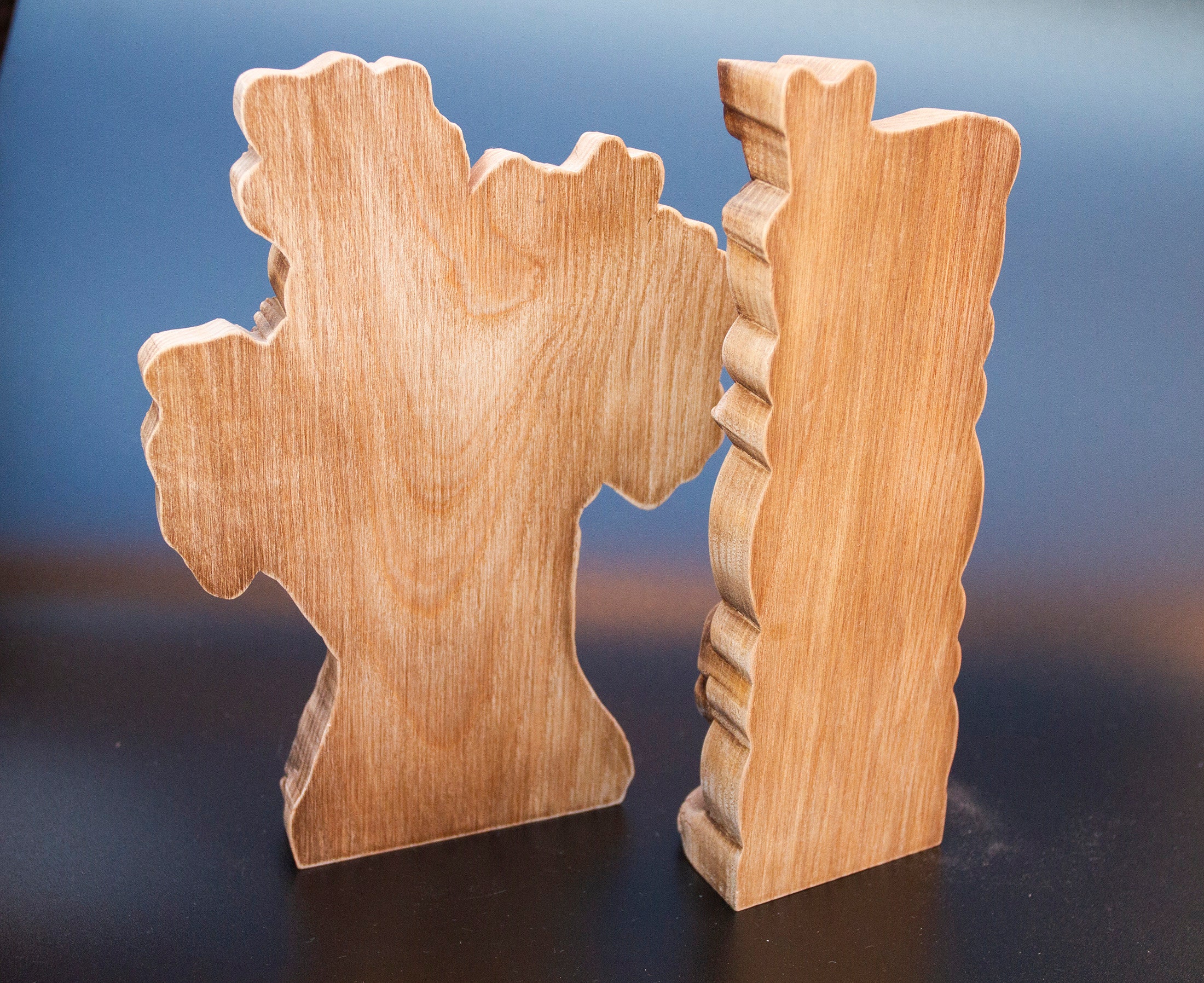 Odin and Freja Wooden Statues - Set of Two Sculptures - Etsy