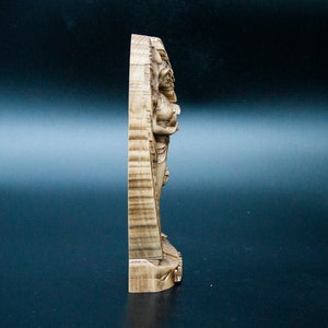 Lilith Demoness Figurine Jewish Demonology Statue Wooden Sculpture ...