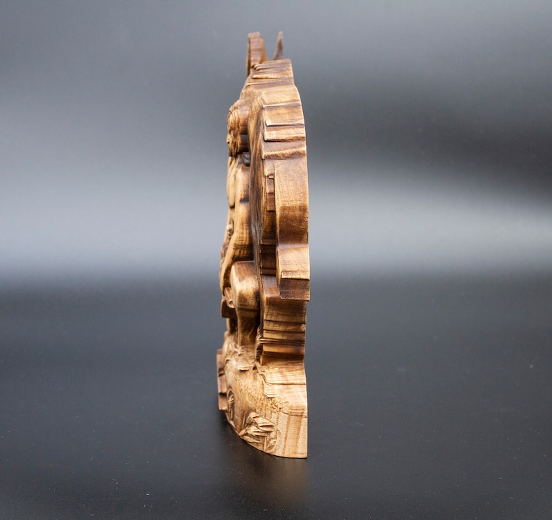 Freyr Sculpture Wooden Norse God of Fertility and Prosperity - Etsy